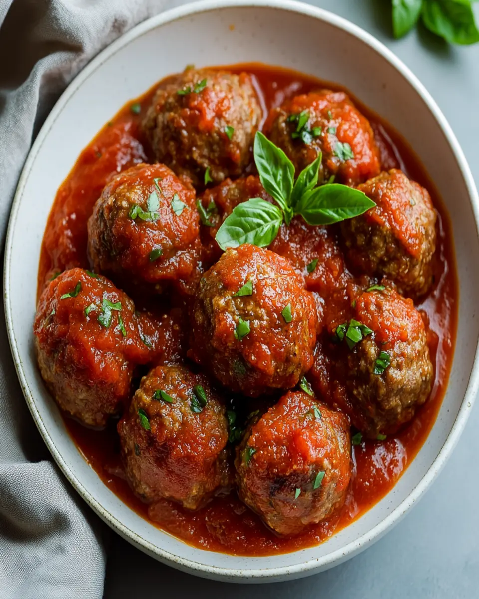 low-carb all-beef meatballs