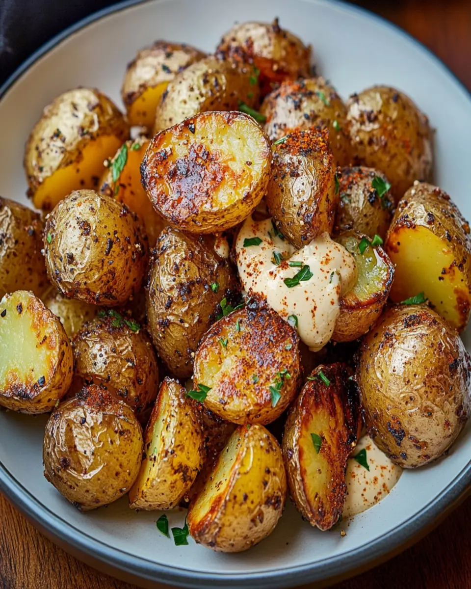 cowboy mayo roasted potatoes